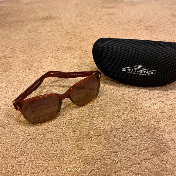 Sun Trends | Accessories | Nwotsun Trends Brown Ombr Polarized ...